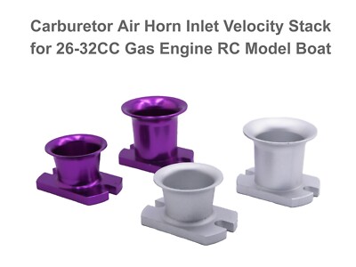 Carburetor Air Horn Inlet Velocity Stack for 26-32CC Gas Engine RC ...
