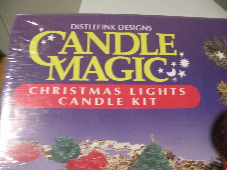 DISTLEFINK DESIGNS CANDLE MAGIC CHRISTMAS LIGHTS CANDLE KIT NIB | eBay