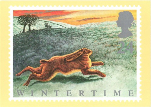 Wintertime, The Brown Hare, Stamp Designed By John Gorham, Royal Mail ...