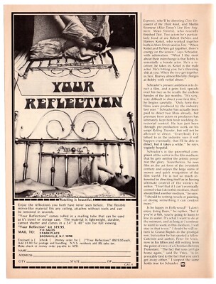 Vintage 1970s magazine print ad YOUR REFLECTION Bedroom Mirrors P H ...