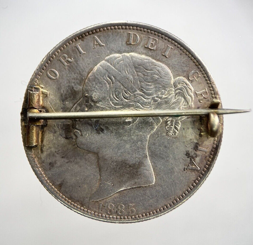 1885 Victoria Half-Crown | British Silver Coin | Fine Collectable Grade ...