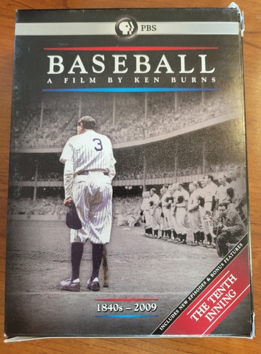 Baseball A Film By Ken Burns The Tenth Inning 1840-2009 DVD Box Set New ...