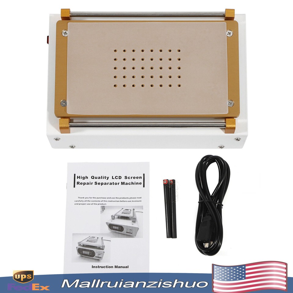 LCD Screen Separator Machine Phone Heating Plate Glass Removal Repair ...