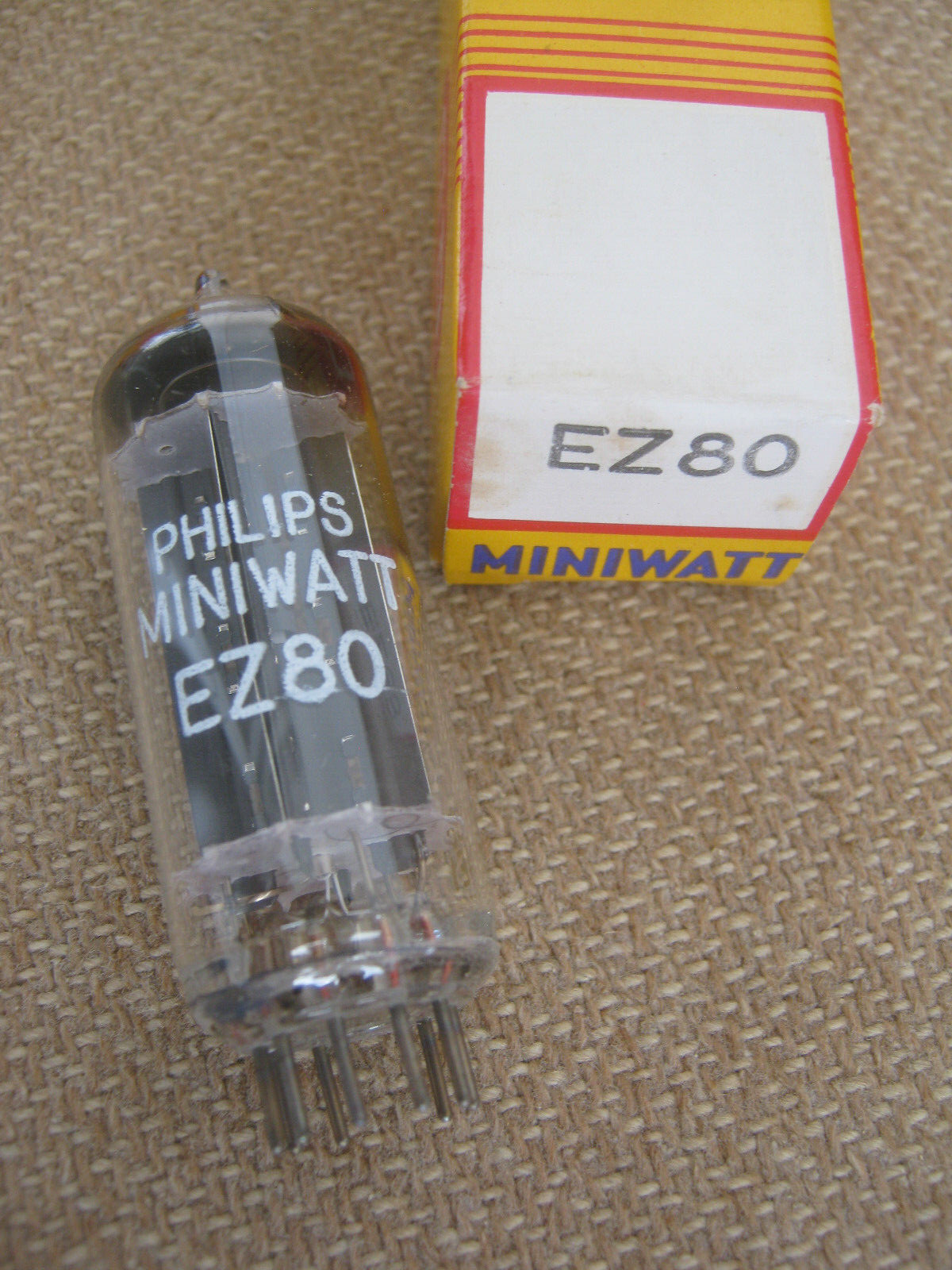 EZ80 / 6V4 Röhre VALVO / SIEMENS / PHILIPS / LORENZ - NEU / NOS - EZ 80 ...