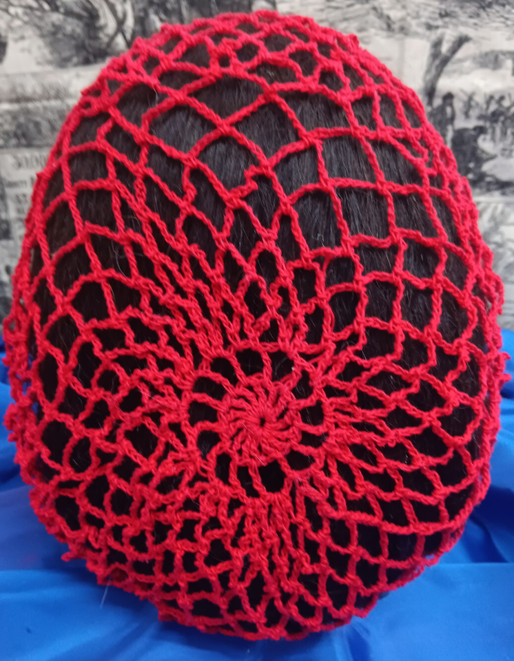 CIVIL WAR, VICTORIAN, Hand Crocheted HAIR NET (SNOOD) 100% COTTON Many ...