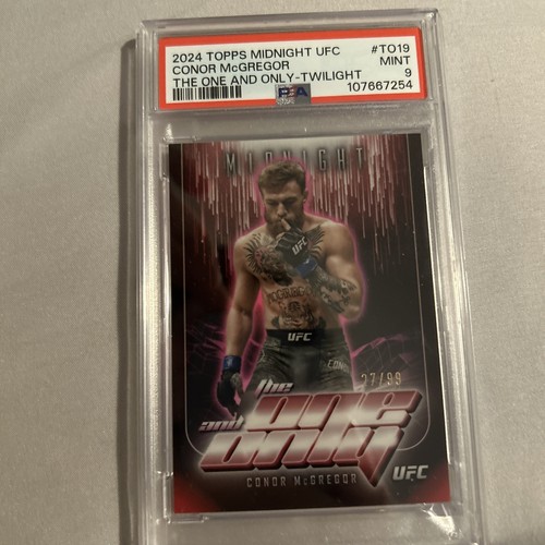 2024 Topps Midnight UFC - The One and only Conor McGregor #TO-19 ...