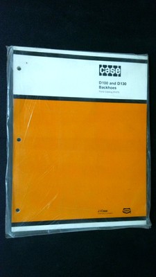 Case D100 D130 Backhoes Parts Catalog Manual B1275 Equipment Guide | eBay