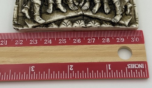 Gorgeous Vintage Wax Tablet Pentecost 12th Century Replica German Ivory ...