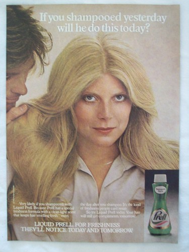 1979 Magazine Advertisement Page Liquid Prell Shampoo Soap Cute Blonde ...