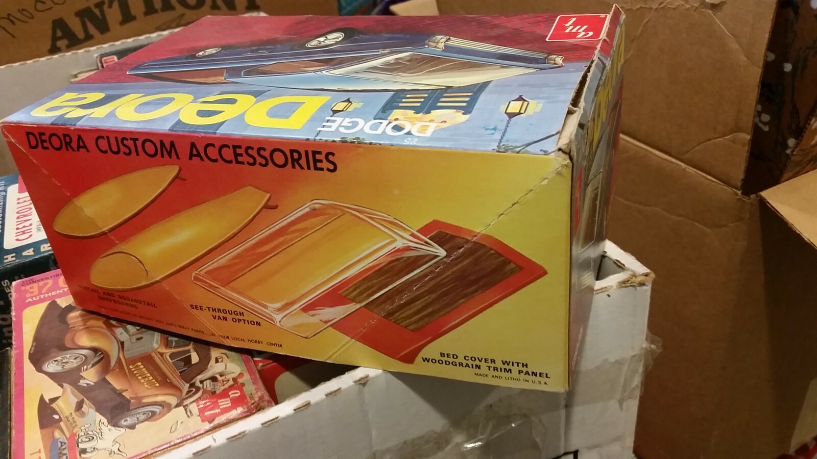 Vintage AMT Dodge Deora Plastic Model Kit T252-225 **BOX ONLY** | eBay