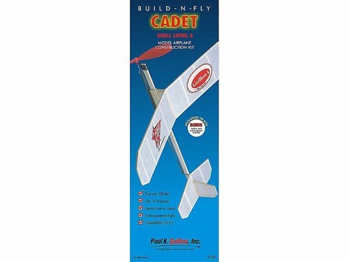 Guillow's Cadet Build-N-Fly Balsa Wood Model Airplane Construction Kit ...