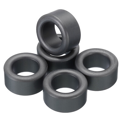 5Pcs Ferrite Toroid Core, Toroid Core 1.2"ODx0.7"IDx0.6"H Ferrite Rings ...