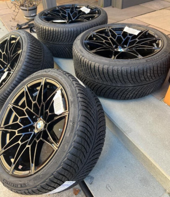BMW OEM G80 M3 G82 G83 M4 19"+20" Wheels & Michelin Alpin 5 Winter ...