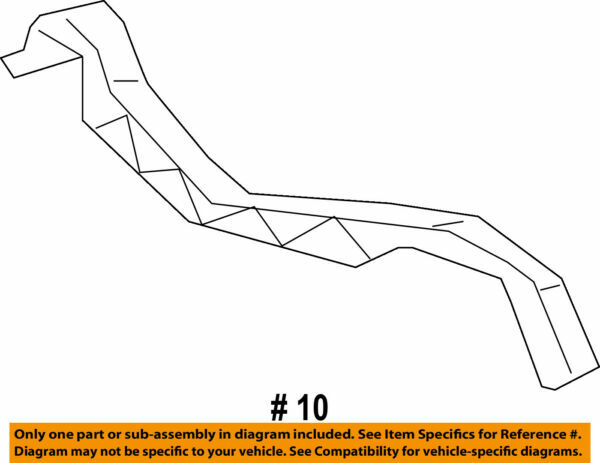 52029-42110 Toyota Reinforcement sub-assy, front bumper, upper ...