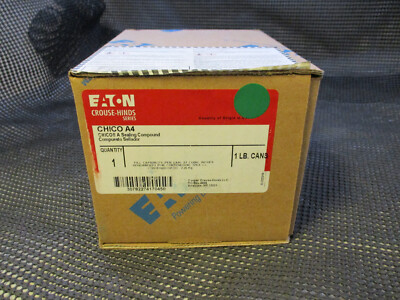 CROUSE HINDS CHICO A4 SEALING CEMENT 1 LB COMPOUND WITH 1 OZ OF CHICO ...