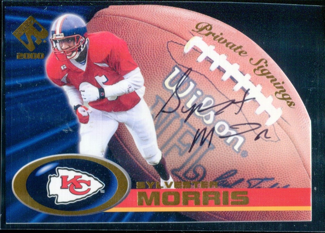 2000 Private Stock Private Signings #18 Sylvester Morris Autograph Auto ...