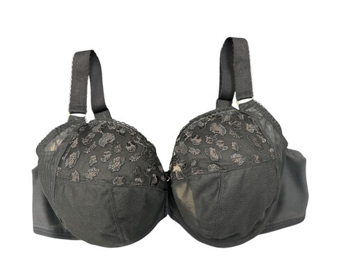 Elomi JET Namrah Underwire Bandless Plunge Bra, US 44H, UK 44FF ...