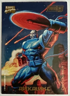 Apocalypse - Power Blast 1 of 9 - Marvel Masterpieces Card - PB1 - 1994 ...