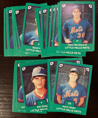 1984 TCMA Little Falls Mets Complete Set 26/26 cards NM | eBay