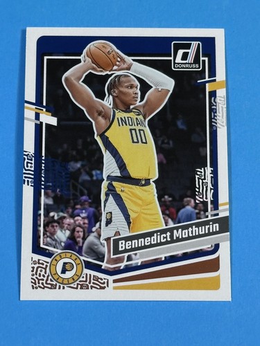 2023-24 Panini Donruss Bennedict Mathurin #101 Indiana Pacers (A) | eBay