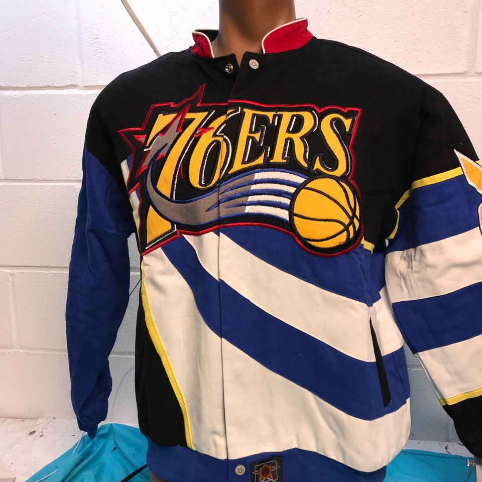 Philadelphia 76ers Basketball Varsity Jacket DUDACK Classics L NBA NWOT ...