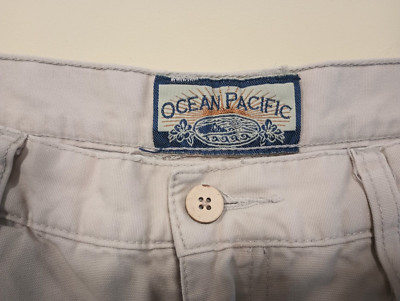 OP (Ocean Pacific) Cargo Shorts Mens 32x9 Color Stone 100%Cotton | eBay