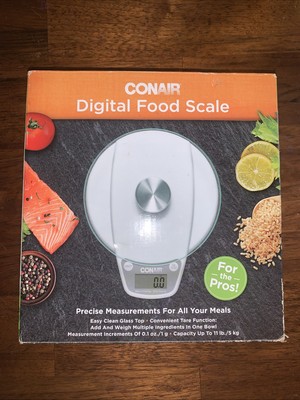 Conair - Digital Food Scale White/Clear | eBay