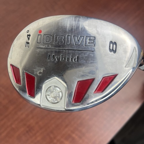 iDrive Hybrid #8 34° Loft Golf Club Senior Men’s Custom Flex Graphite ...