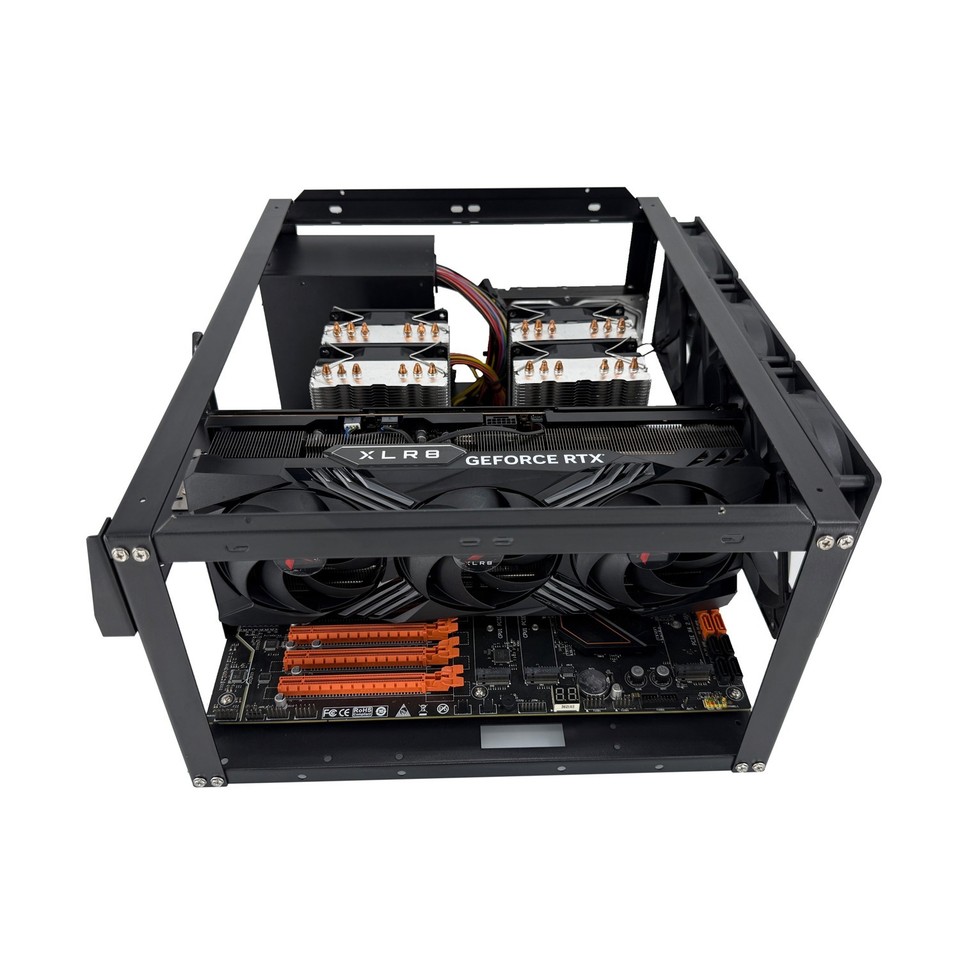 E02 Stackable Open Air Test Bench DIY PC chassis Fits ATX E-ATX X79 X99 ...