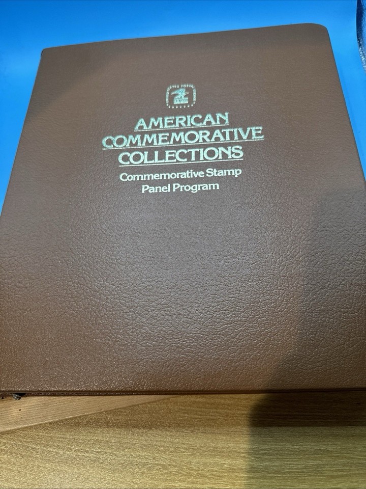 USPS American Commemorative Collection Binder 39 Sheets w/ mint stamps ...