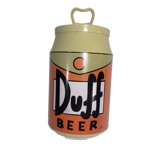 THE SIMPSONS DUFF BEER GIANT CAN TALKING ICE BUCKET MOTION ACTIVATED ...