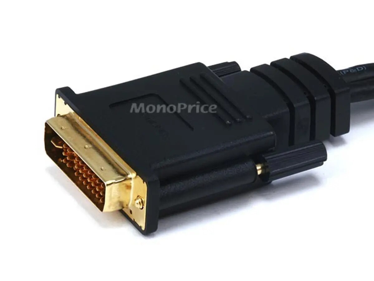 Monoprice 25ft 28AWG DVI-D & USB A Type to M1-D P&D Cable for Infocus ...