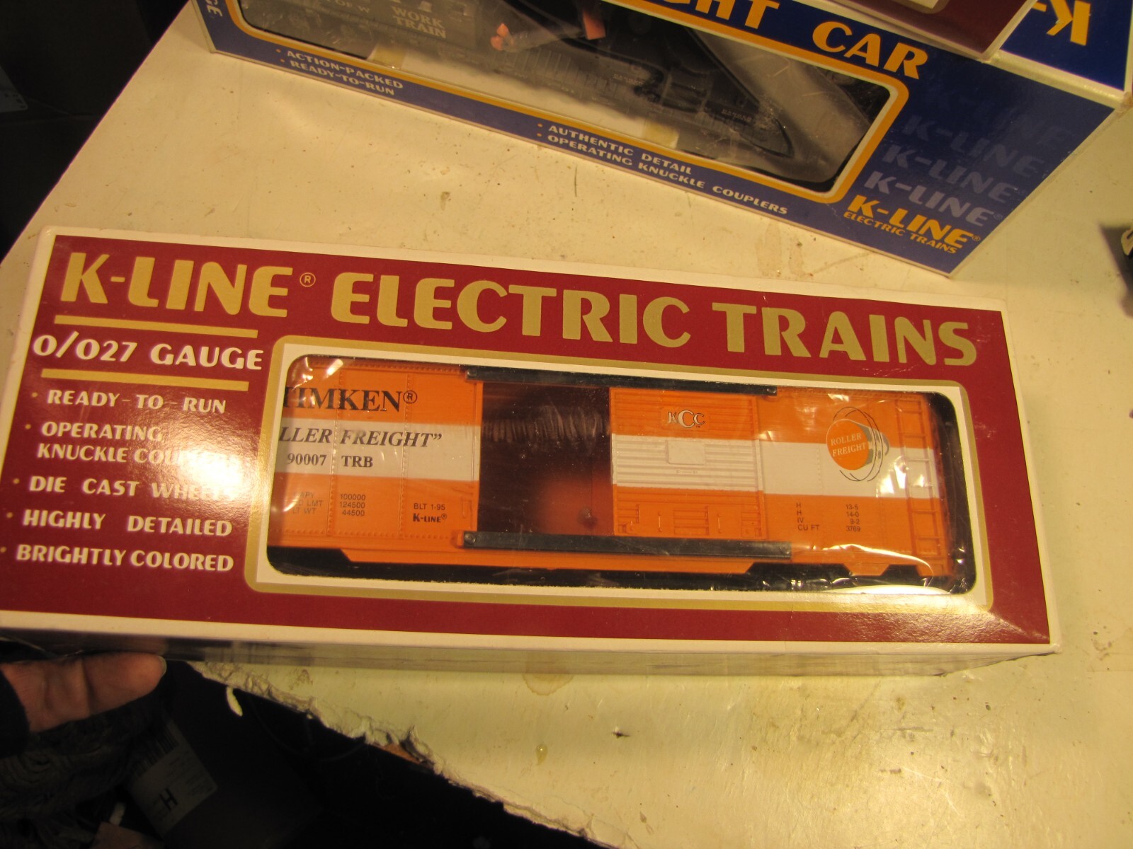 K-line K90007 Timken Roller Freight Boxcar, original box | eBay
