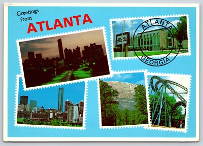 Postcard Greetings from Atlanta, Georgia Q4 | eBay