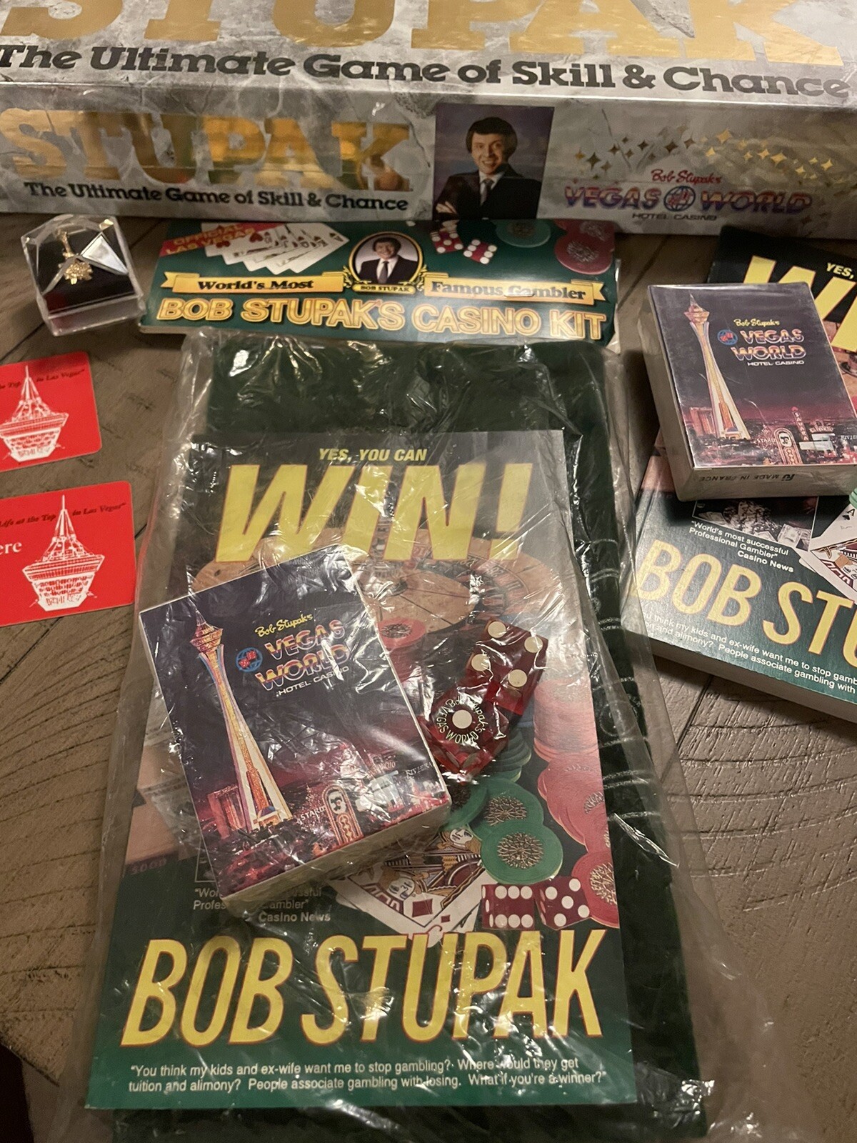 Vintage Bob Stupak's Casino Kit Brand New In Unopened Package | eBay