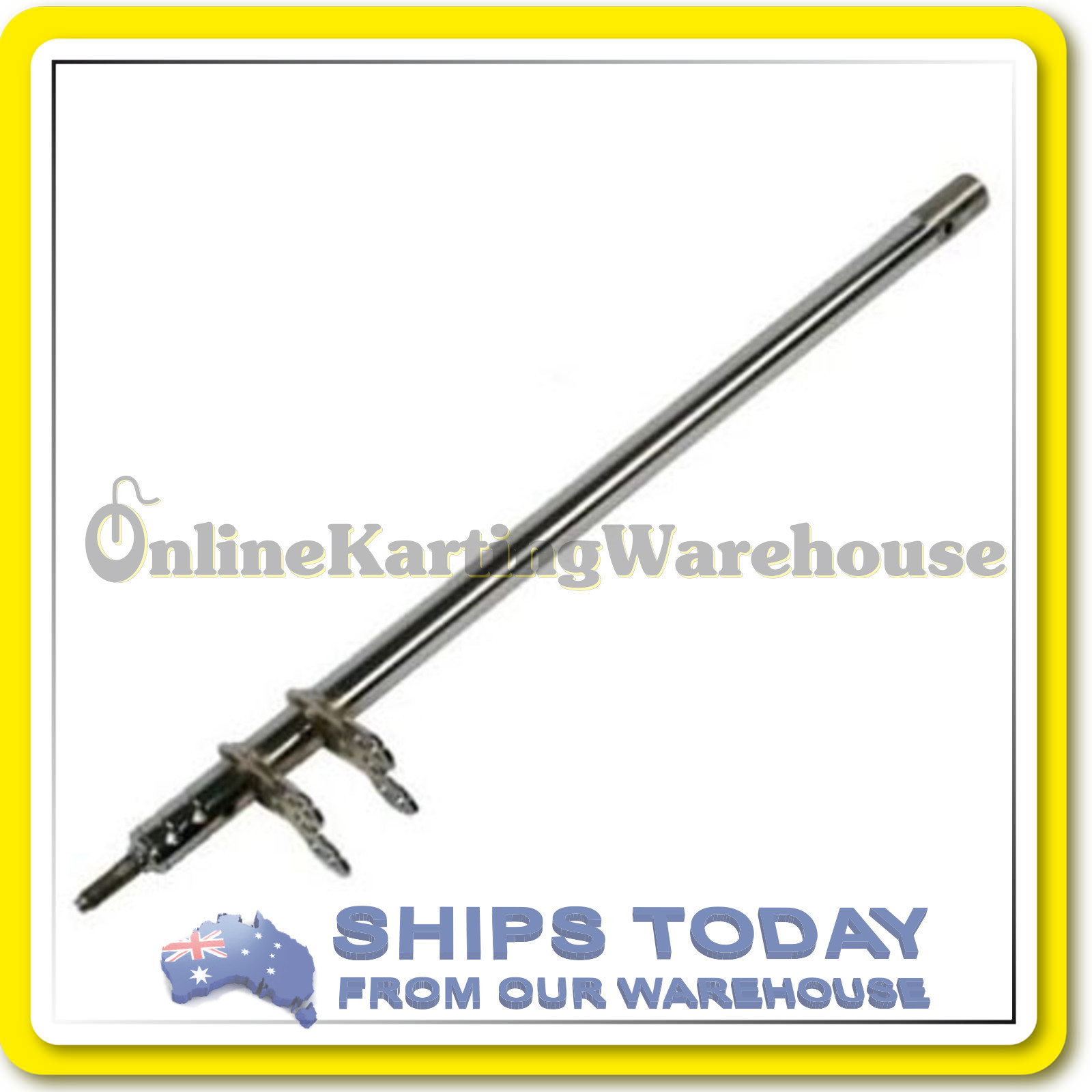 GO KART ARROW STEERING SHAFT JNR. X2 - X4 AX8 K2000 AX6 - A9 P/NO ...