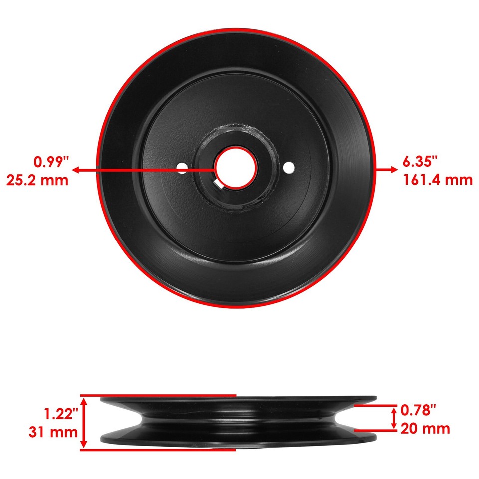 Caltric 2308140 Deck Pulley for Bunton, Bobcat, Ryan ZTM200 ZTM219 | eBay