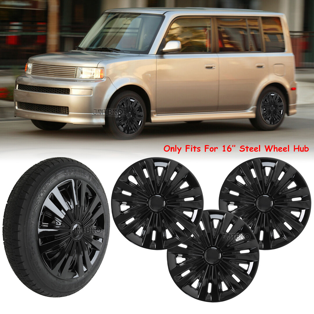 4Pcs 16" Wheel Cover Hub Caps Fits R16 Tire & Steel Rim For Scion xB xD ...