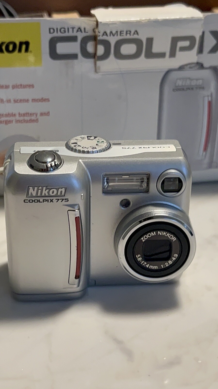 Nikon COOLPIX 775 2.1MP Digital Camera - Silver for sale online | eBay