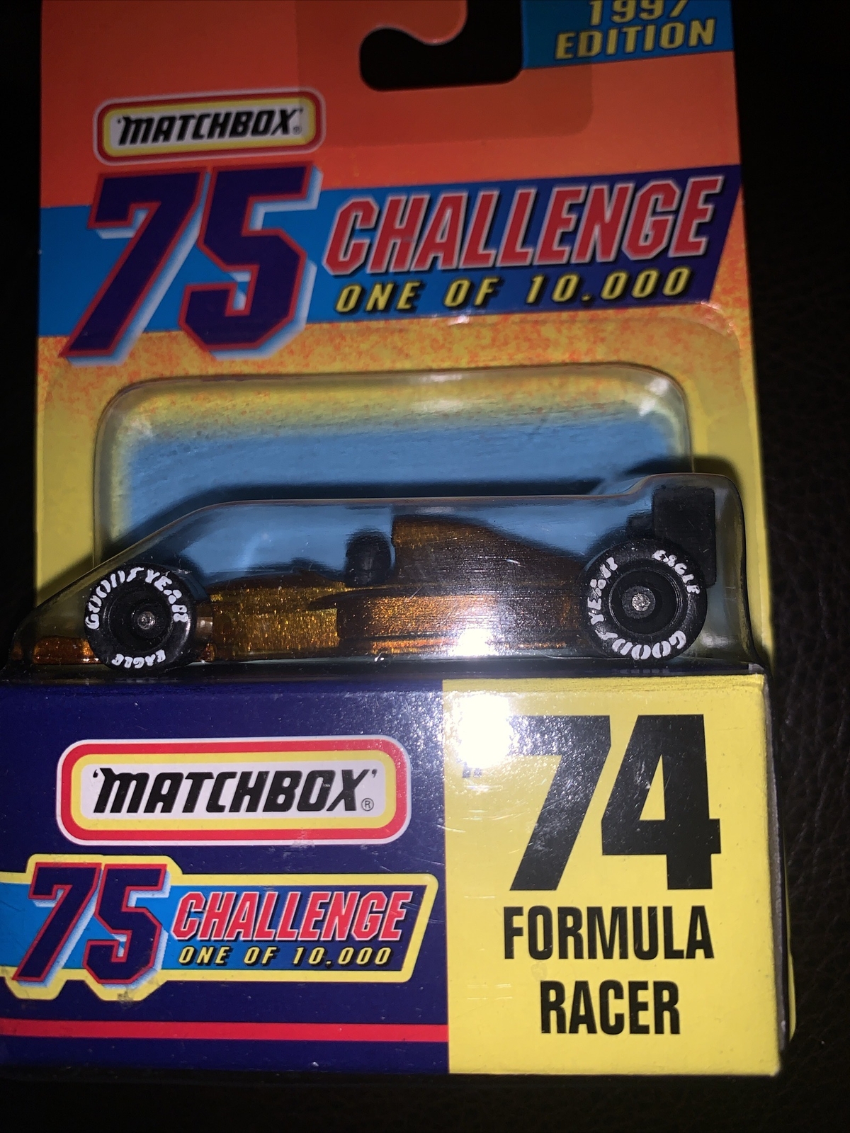 1997 Matchbox 75 Challenge Gold #74 Formula Racer 1:64 | eBay