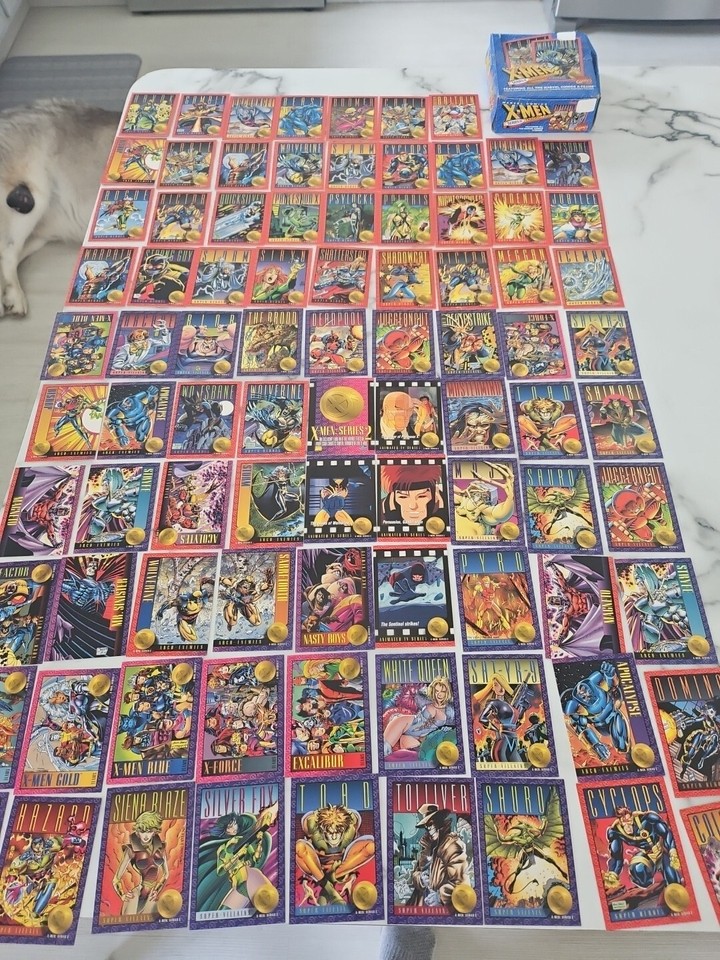 1993 Skybox X-Men Series 2 Trading Card Box W/ 88 Cards!! See Pics | eBay