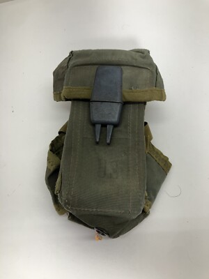USGI M16 Ammo/Magazine Pouch with ALICE Clips, Grenade Pouches USED ...