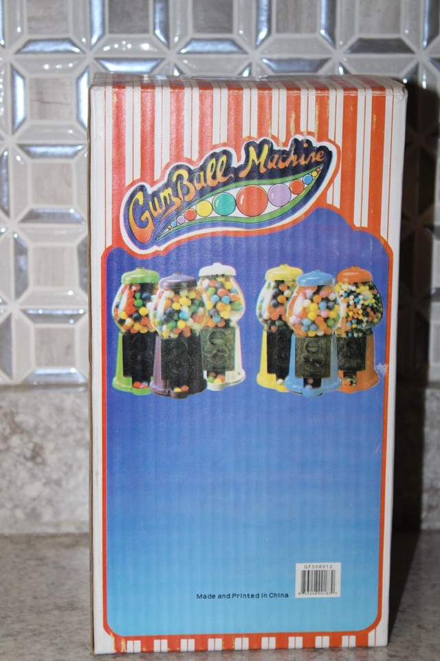 NEW OLD STOCK - VINTAGE STYLE NEW IN BOX GUMBALL MACHINE - 11" TALL | eBay