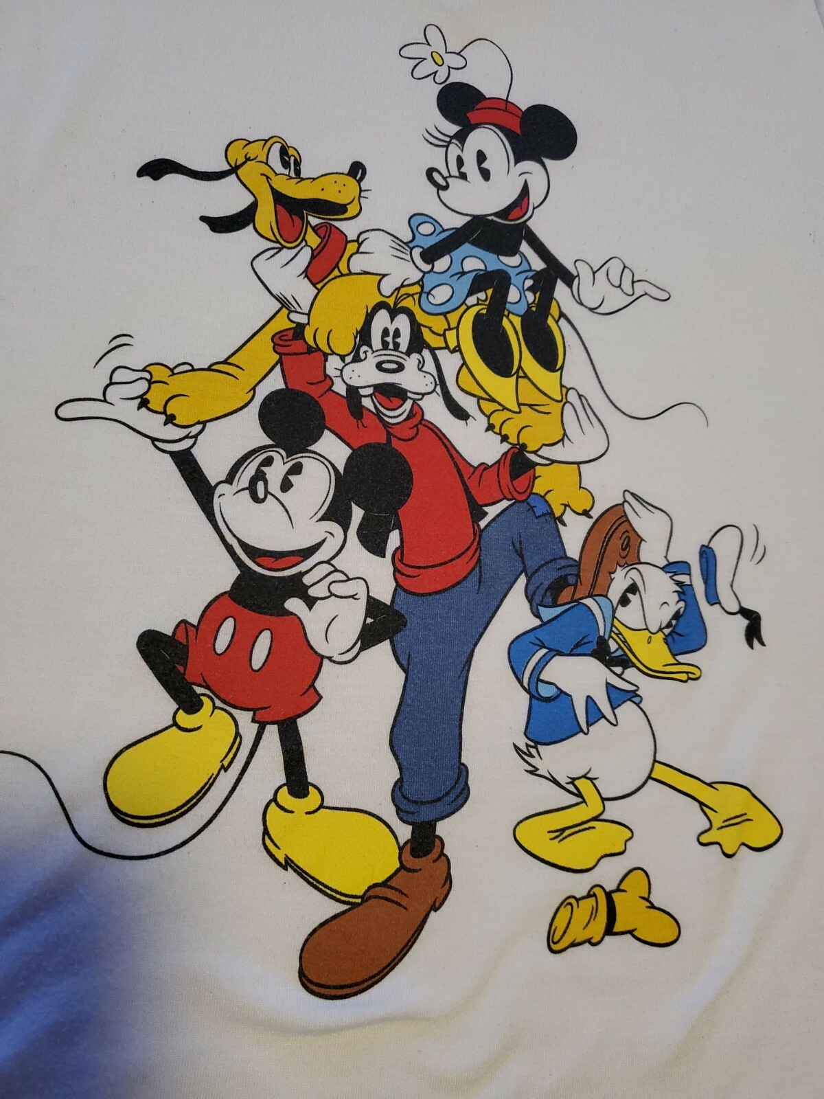 Disney's Mickey's Fab Five Characters Juniors V Neck … - Gem