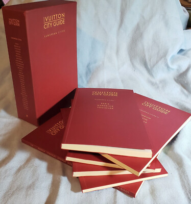 Louis Vuitton European Cities Travel Guide 7 Books Slipcase 1998 ...