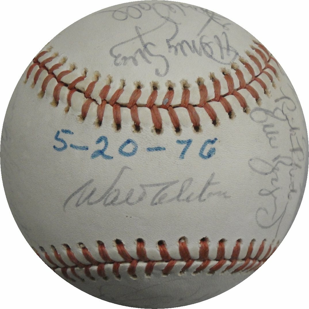 LA Dodgers Team Signed Baseball Walt Alson Burt Hooton Garvey Russell ...