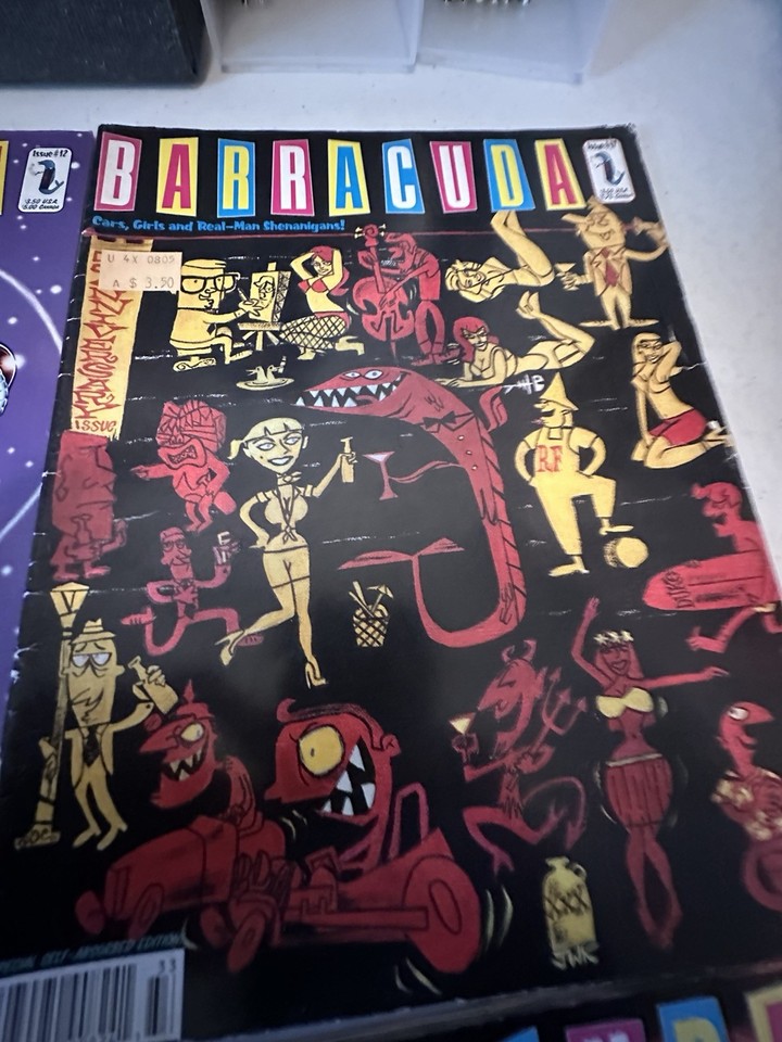 Barracuda Magazine Lot Of 6 Pin Up, Hot Rods, Tiki, Lowbrow Art | eBay
