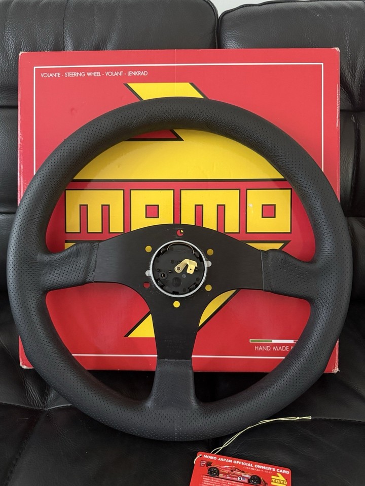 Momo Competition Japan BLK 35 350mm Steering Wheel 1110836521PR | eBay
