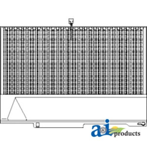 Side Screen - RH Fits John Deere 4555 4560 4650 4755 4760 4850 4955 ...