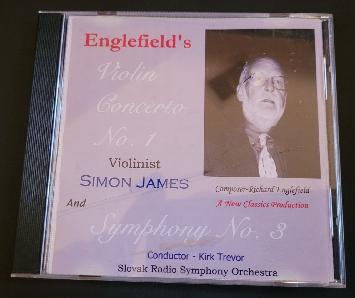 Richard Englefield Violin Concerto 1 Simon James CD Slovak Radio ...